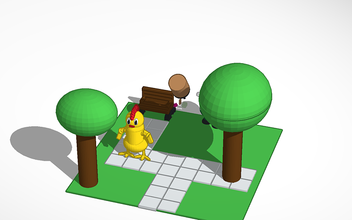 3D design Chicken | Tinkercad