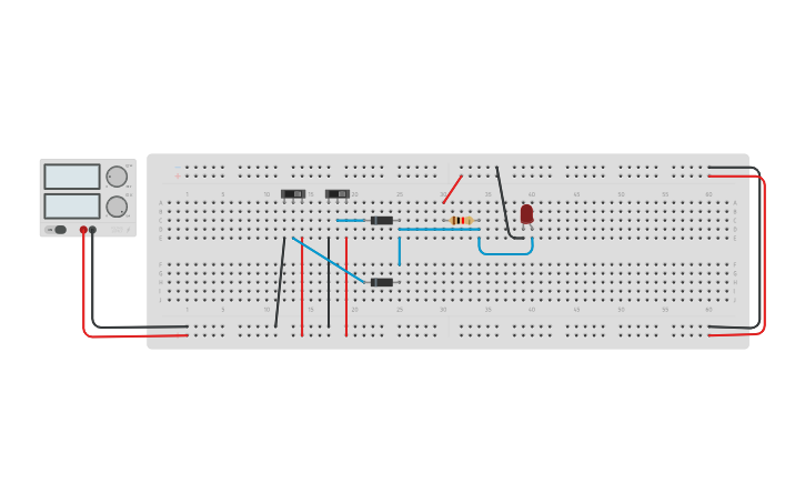 Circuit Design Drl And Gate Tinkercad