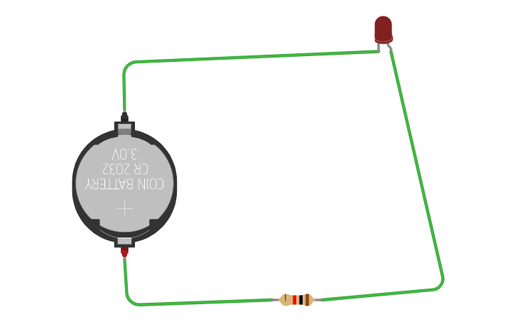 Circuit design Foco LED - Tinkercad