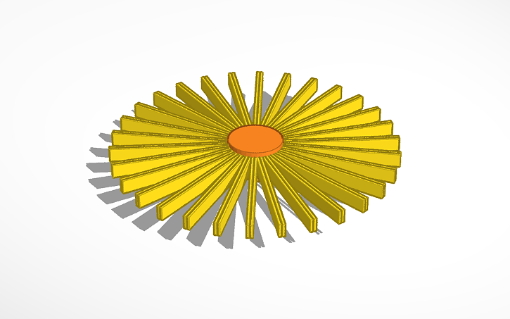 3D design Sun Shield - Tinkercad