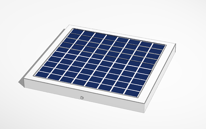 3d Design Solar Panel Tinkercad