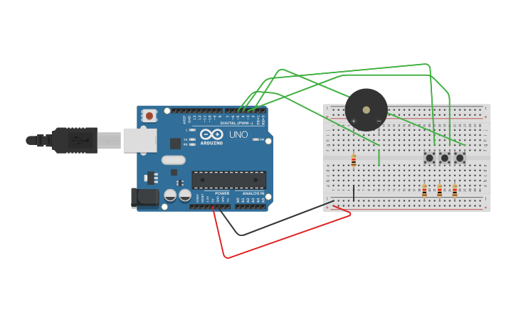 Circuit design lab 7 level 4 - Tinkercad