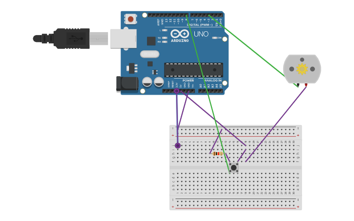 Circuit design MãoMecanica pt2 Linking - Tinkercad