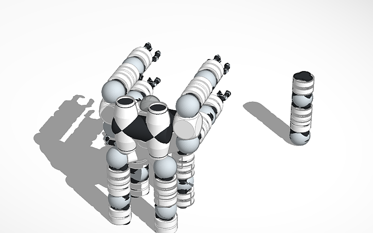 3D design simple exosuit factory - Tinkercad