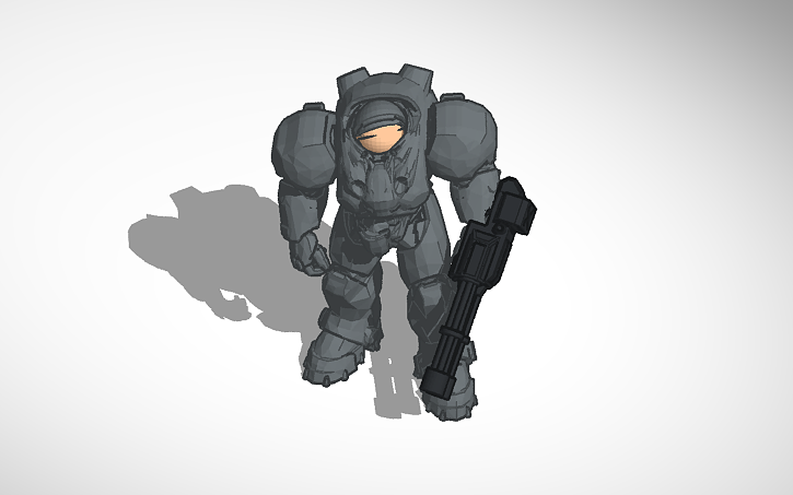 3D design Human mech - Tinkercad