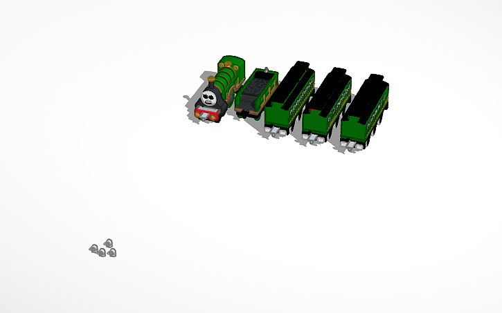 3D design Emily the Emerald Engine - Tinkercad