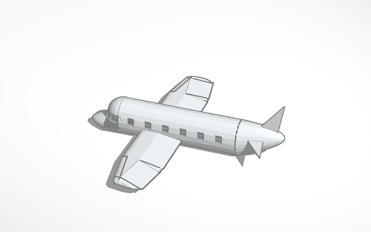 3D design the big flying thingy | Tinkercad