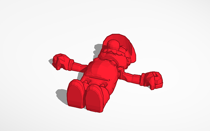 3D design Mario Flexy - Tinkercad