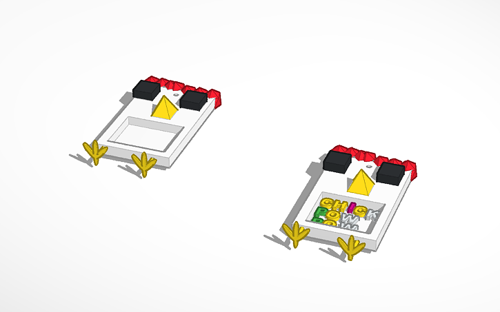 3D design CHick Pow Pow - Tinkercad