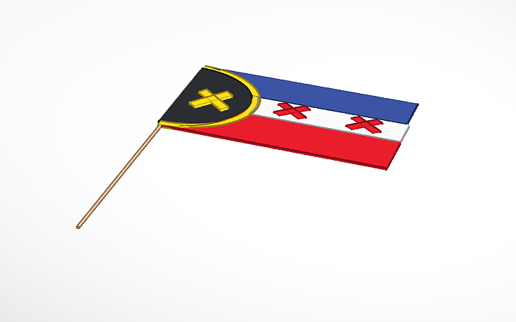 3D design L'manberg flag | Tinkercad