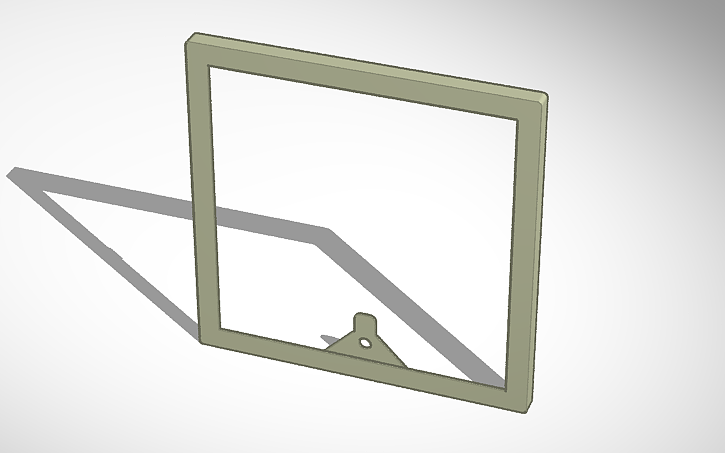 3D design Remixed Tile Frame/Holder - Tinkercad