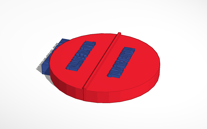 3D design idiot button | Tinkercad