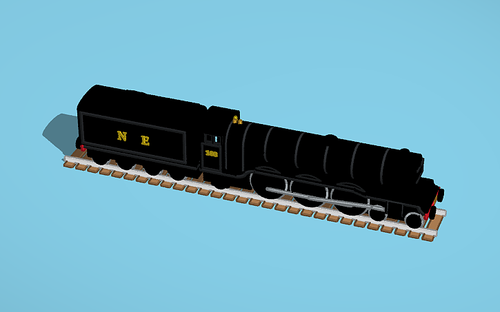 3D design LNER Wartime Class A1 Pacific No.103 - Tinkercad 3D design LNER Wartime Class A1 Pacific No.103 - Tinkercad
