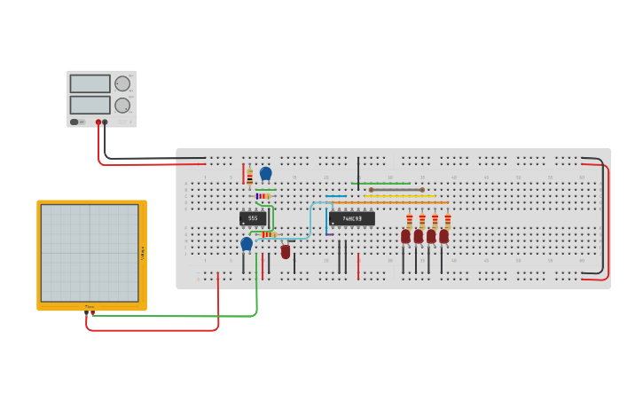 Circuit Design Mod 16 Counter Tinkercad