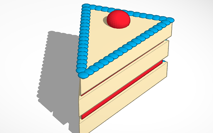 3D design cake 1 - Tinkercad