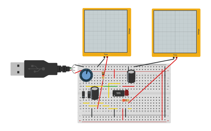 Circuit Design Ic 555 Pwm Tinkercad