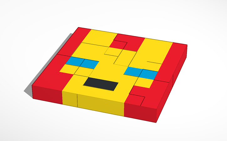 Iron Man Minecraft Face