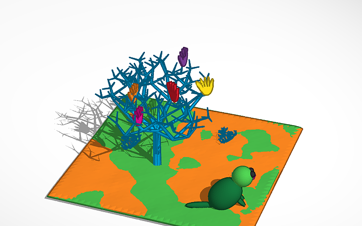 3D design animal planet | Tinkercad