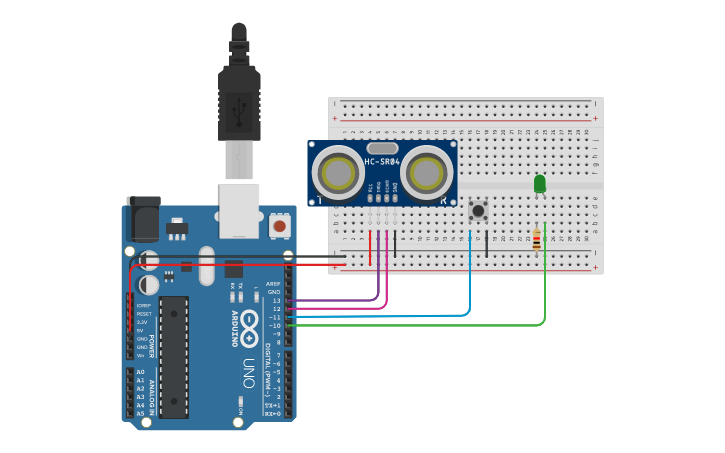 Circuit design FRANCO_ULTRASONICACTIVITY_EE3206 | Tinkercad