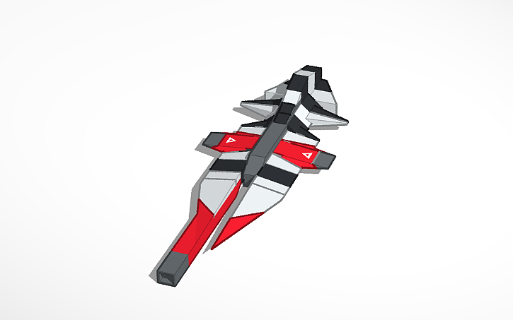 3D design Vaygr Lance Fighter - Tinkercad