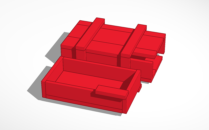 3D design Secret Box - Tinkercad