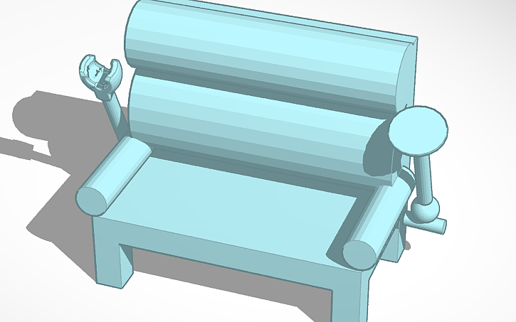 3D design Food seat - Tinkercad