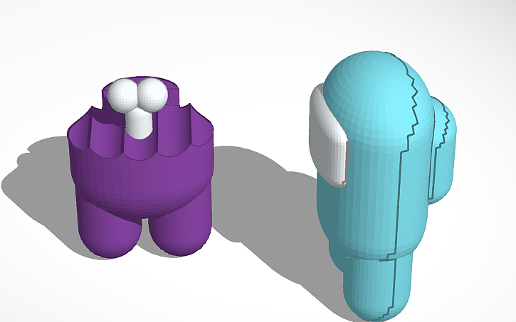 3D design among us (from youtube) | Tinkercad