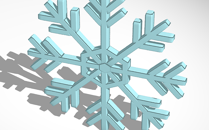 3D design COPO DE NIEVE - Tinkercad 3D design COPO DE NIEVE - Tinkercad