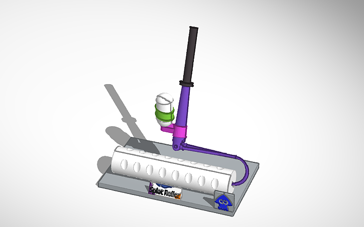 3d Design Splatoon Splat Roller Tinkercad