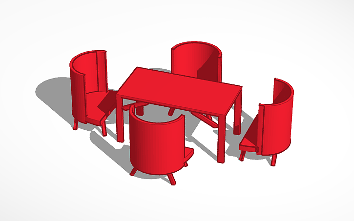 3D design table | Tinkercad