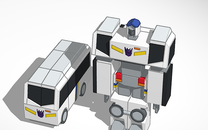 3D design Transformers: Decepticon Diesel - Tinkercad