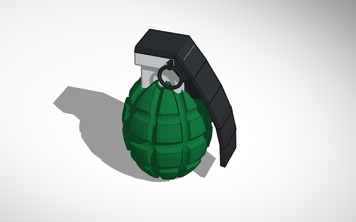 3D design Grenade - Tinkercad