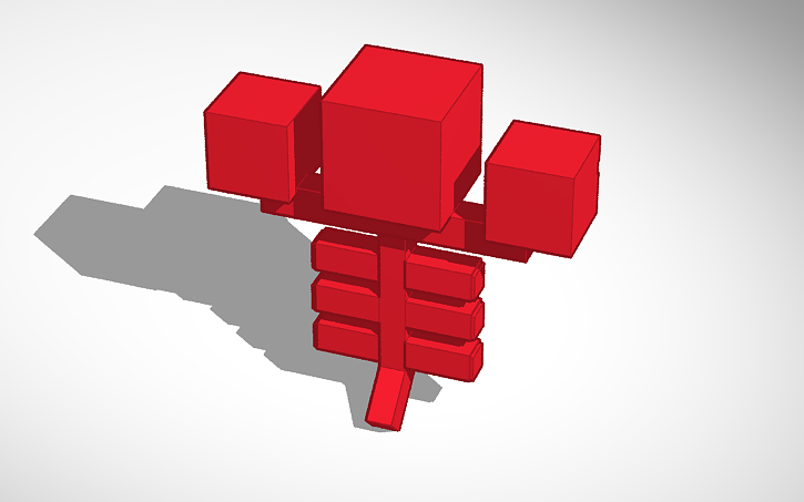 3D design minecraft wither | Tinkercad