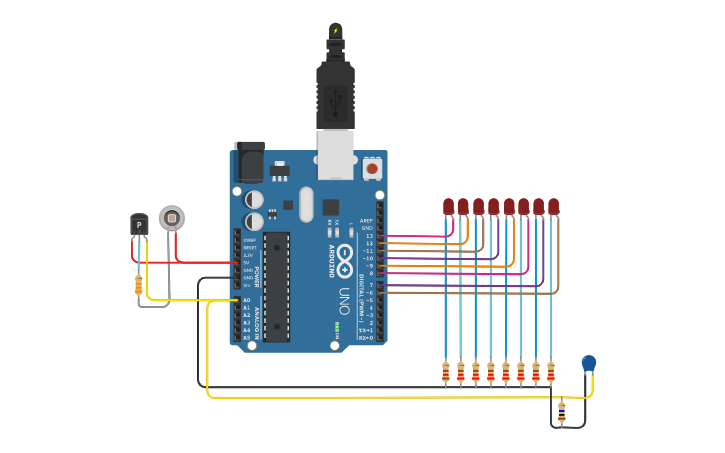 Circuit design C'est le condo photodiode | Tinkercad