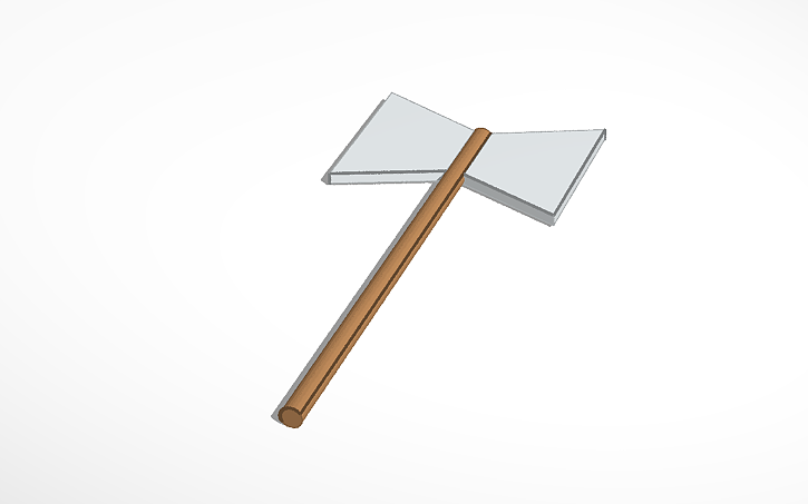 3D design Battle axe | Tinkercad
