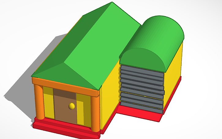 3D design Modern House | Tinkercad