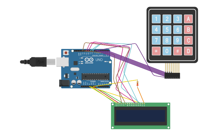 Circuit design ejercicio 5 - Tinkercad