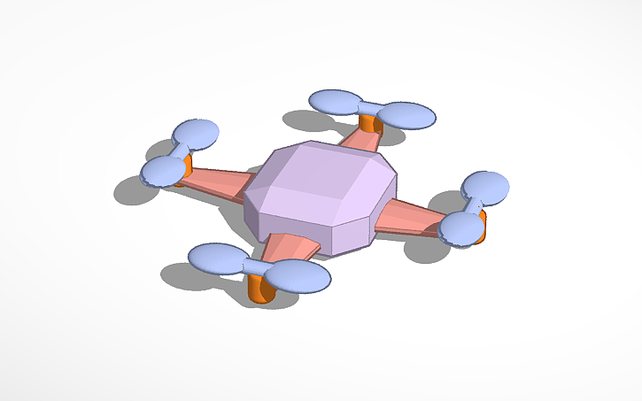 3D design Uçan Dronnnn - Tinkercad
