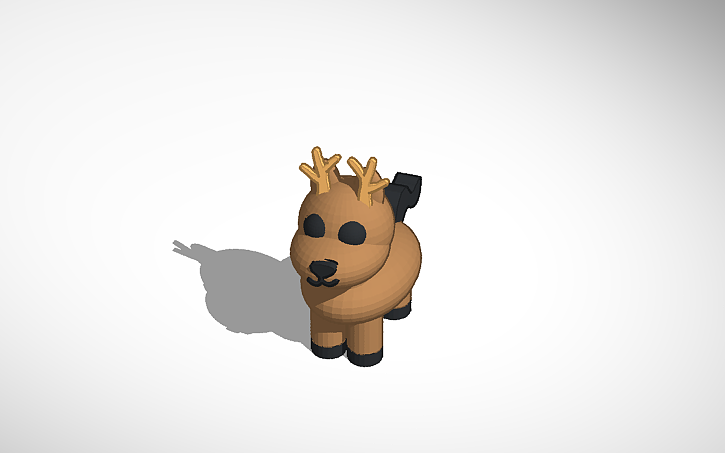 3D design Reindeer | Tinkercad