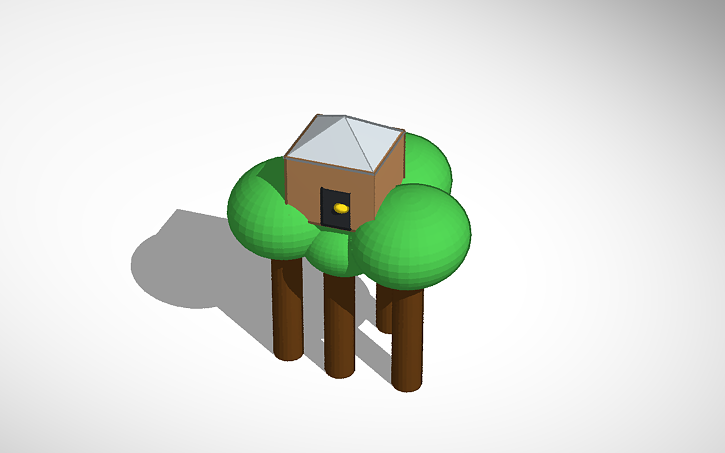 3D design tree house | Tinkercad