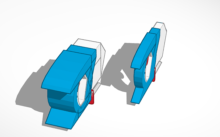 3D design mario + rabbids duel blaster - Tinkercad