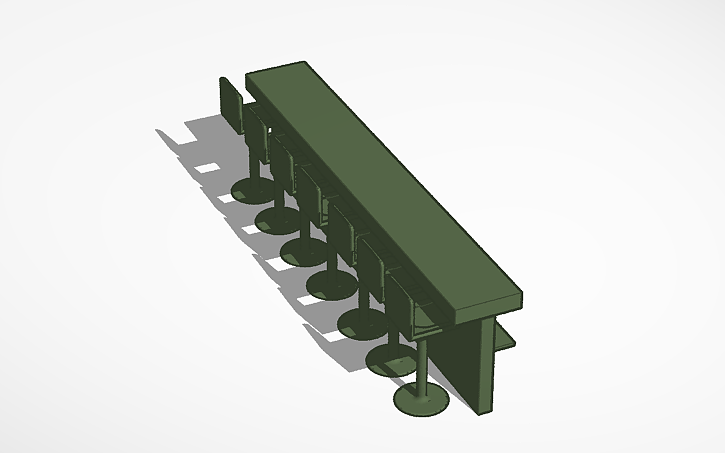 3D design bar set - Tinkercad