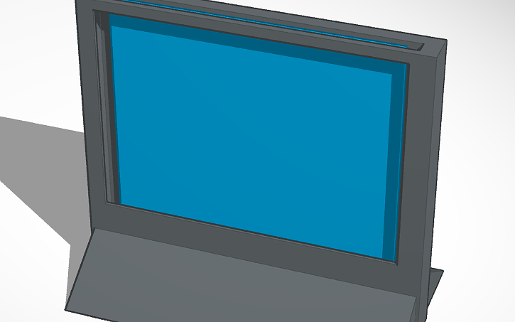 3D design photo frame - Tinkercad