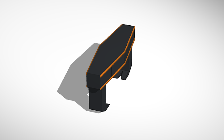 3D design Tron recognizer - Tinkercad