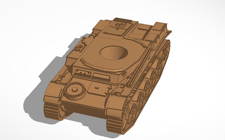 3D design pz2 luchs(f) - Tinkercad