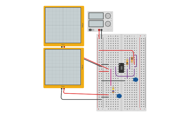 Circuit Design Lm555 Y Filtro Pasa Bajo Tinkercad