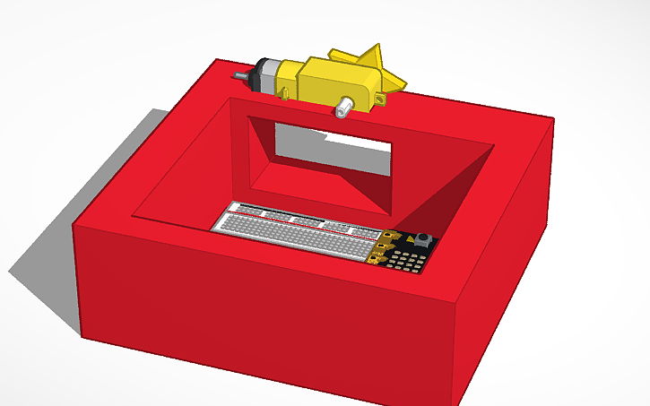 3D design PIR Fan Enclosure - Tinkercad