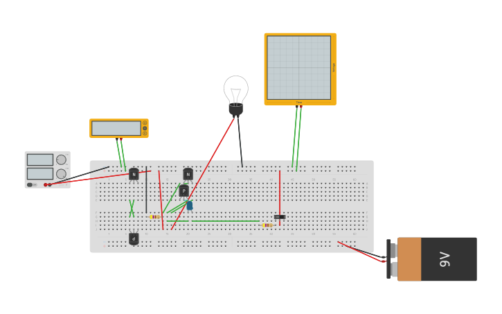 Circuit design Dimmer com TRIAC - Tinkercad