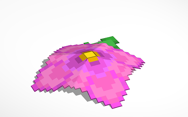 3D design Minecraft Spore Blossom - Tinkercad