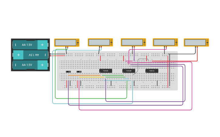 Circuit design B420067_Decoder | Tinkercad